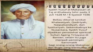Syekh Yusuf Makassari dan Pandangan Tasawufnya